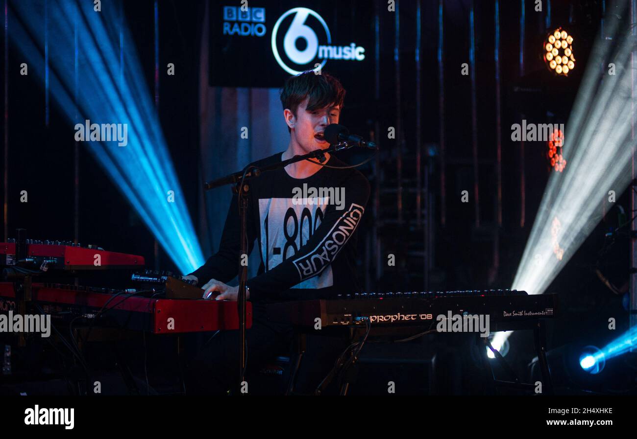 James Blake live on stage 2 during 6 Music Festival- Victoria Warehouse ...