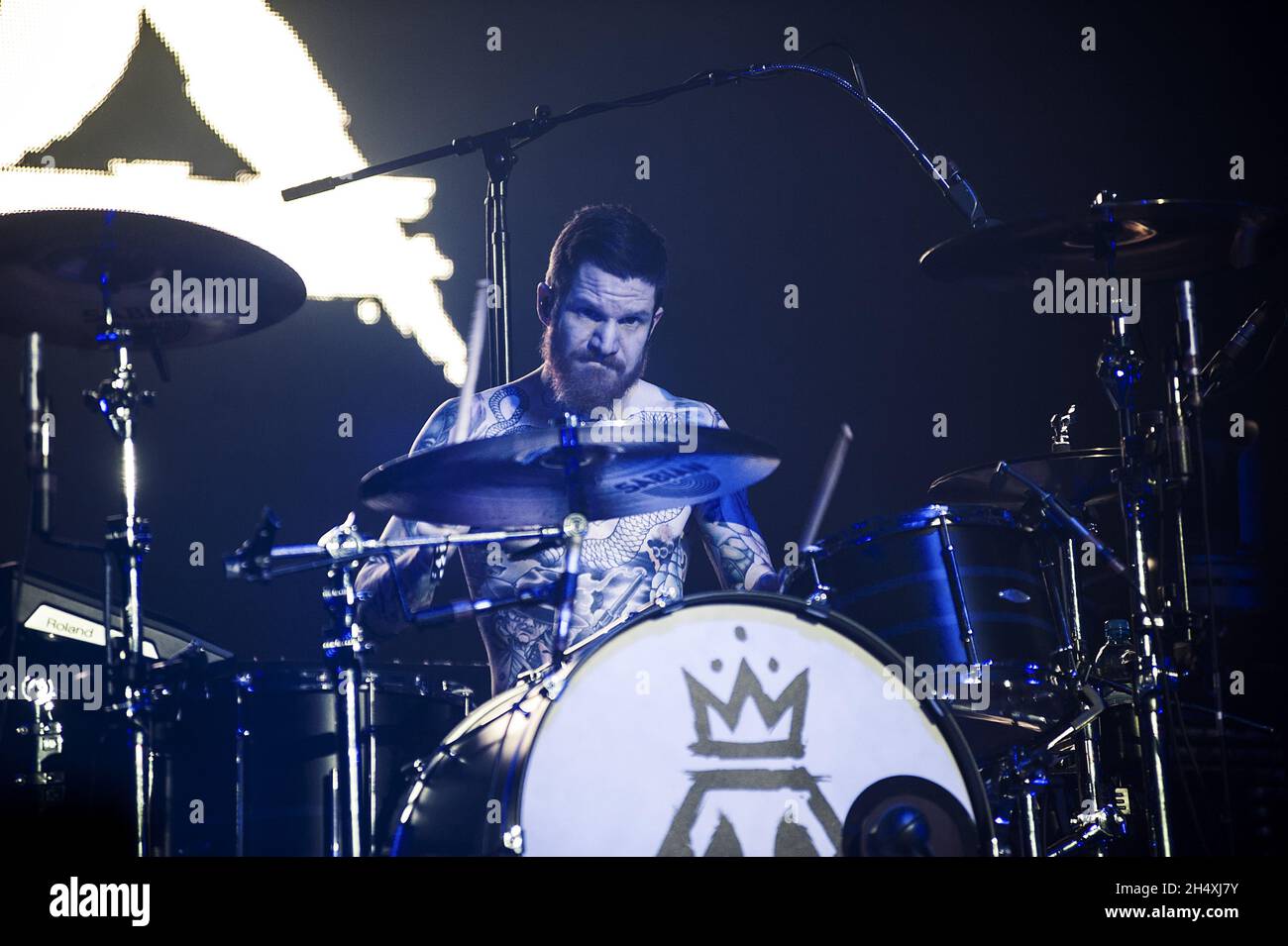 Andy hurley of fall out boy where hi-res stock photography and images ...