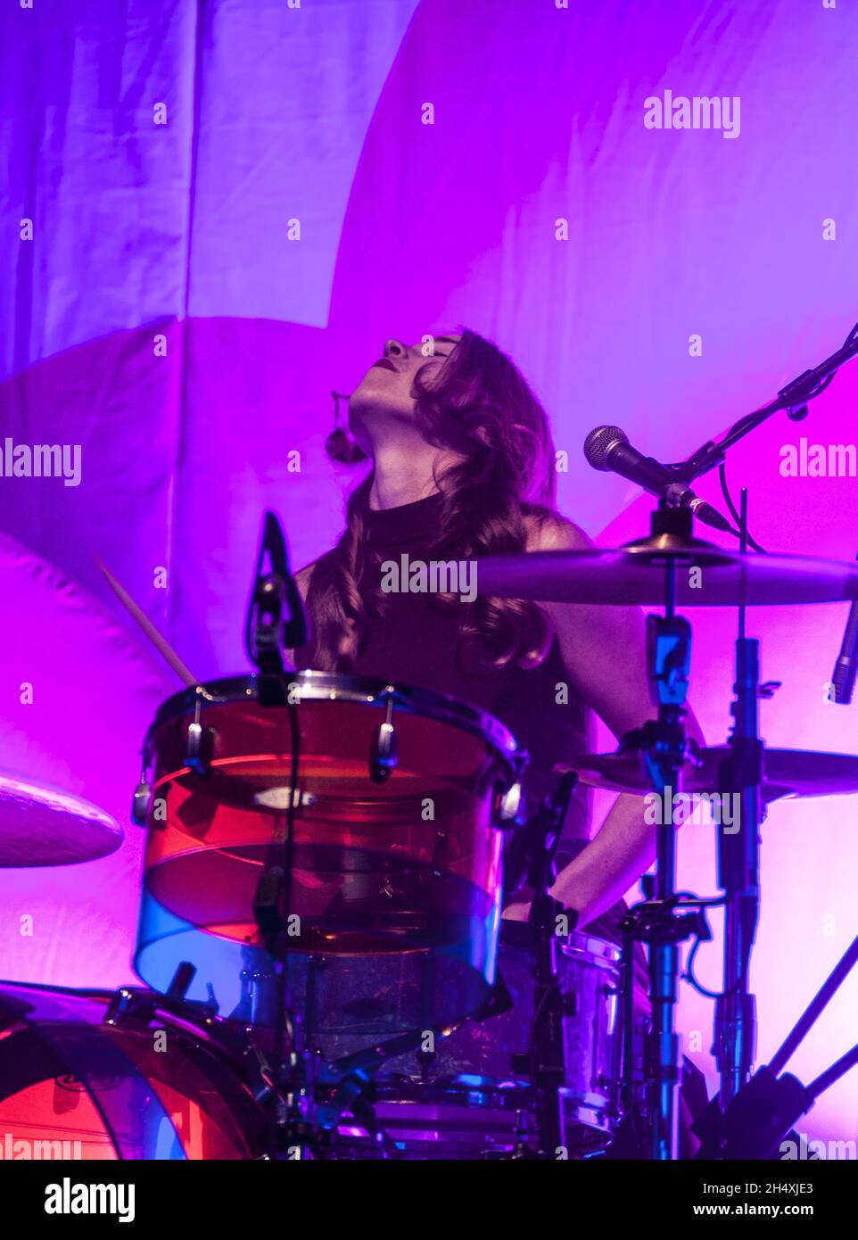 Anna Prior of Metronomy live on stage on 21st March 2014 at The ...