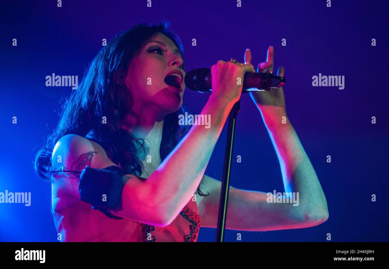 Sophie Ellis-Bextor live on stage during the opening night of her UK ...