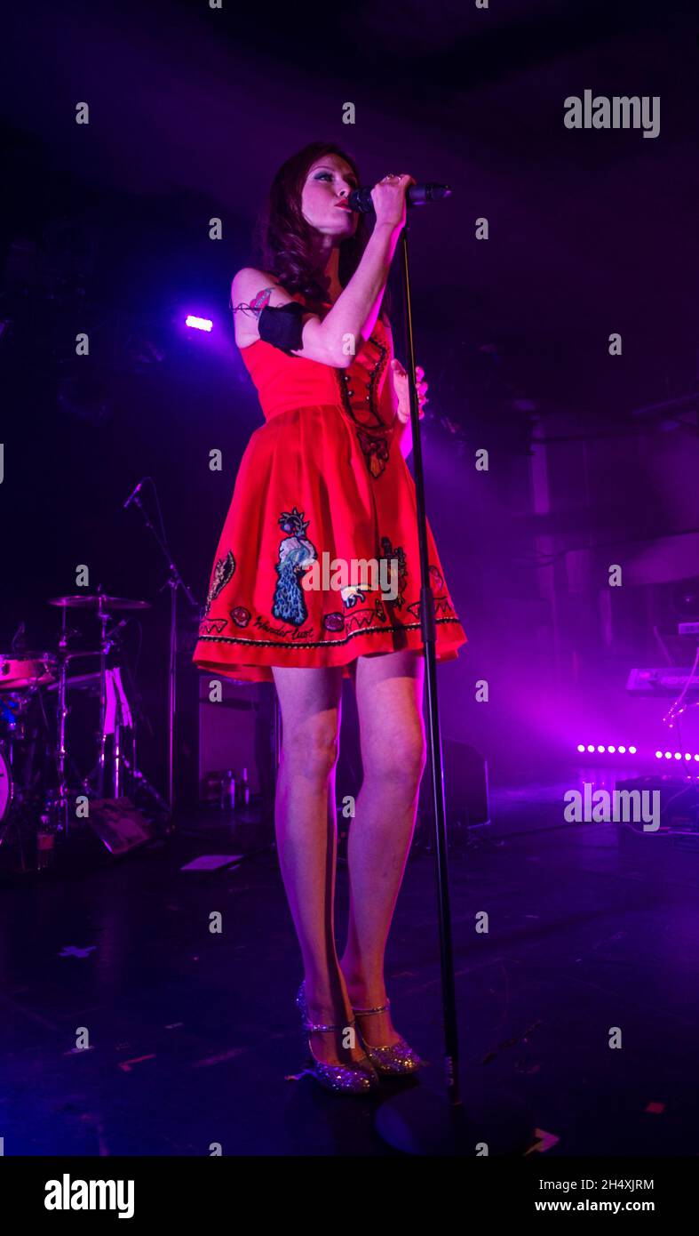Sophie Ellis-Bextor live on stage during the opening night of her UK ...