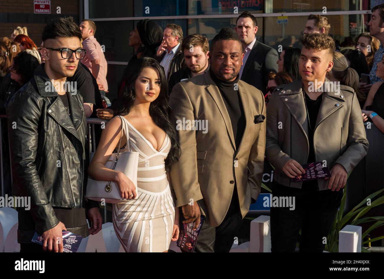 MTV presenters Jordan & Nicole and Moe Bar-El attending the premiere of ...