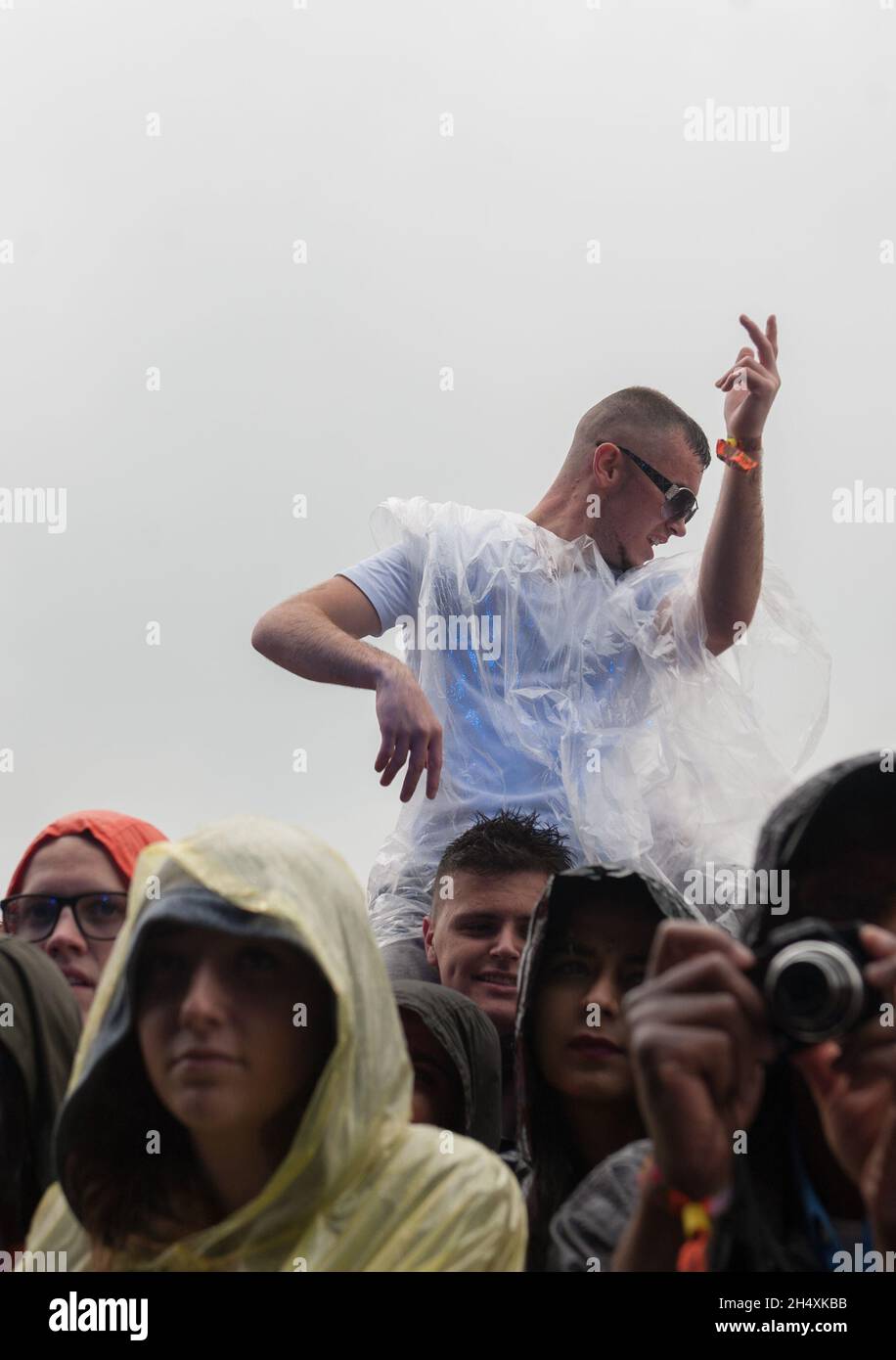 Festival goers at Parklife Weekender - Manchester Stock Photo - Alamy