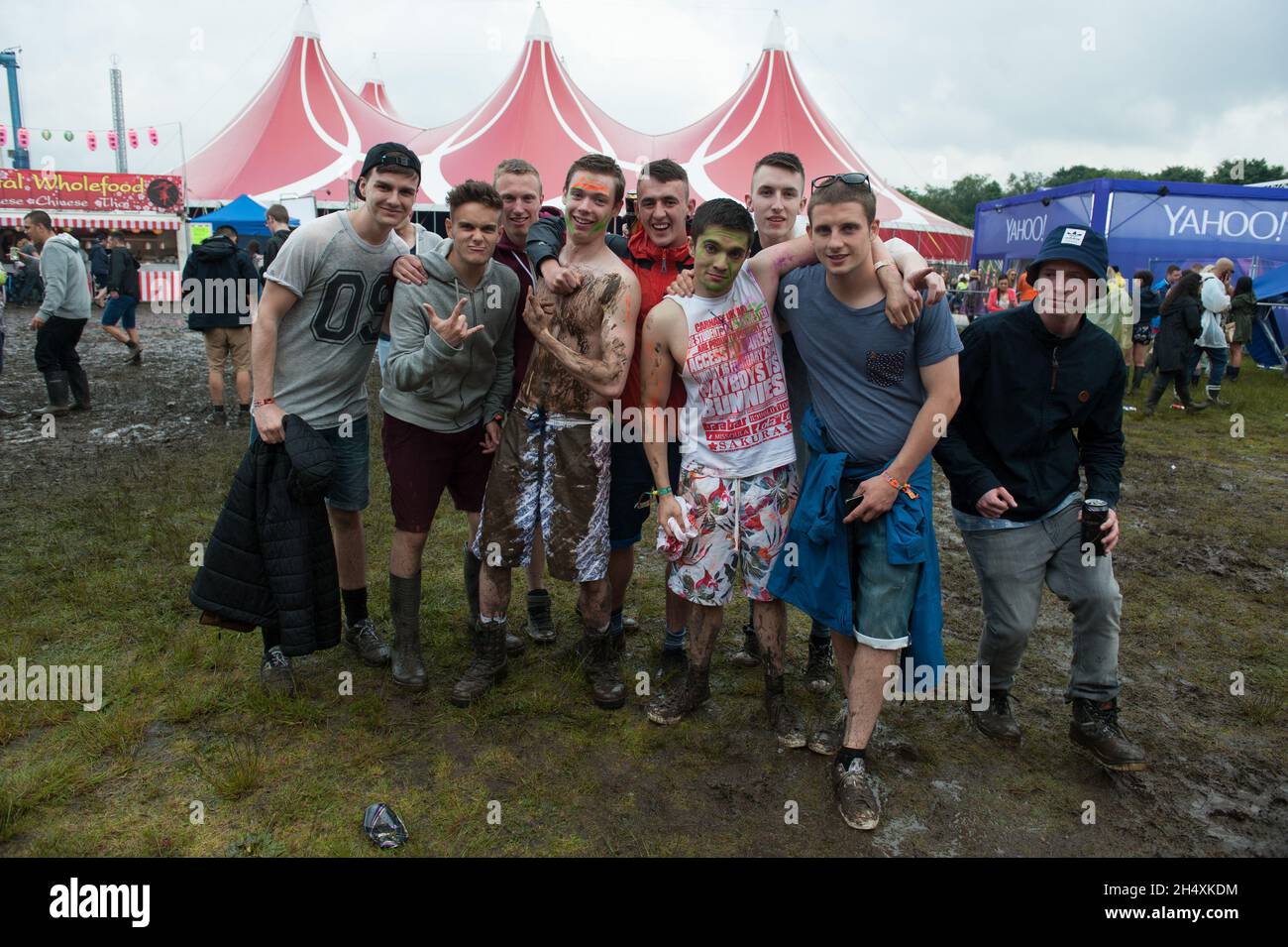 Festival goers at Parklife Weekender - Manchester Stock Photo - Alamy