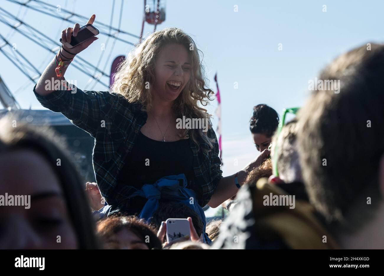 Festival goers at Parklife Weekender - Manchester Stock Photo - Alamy