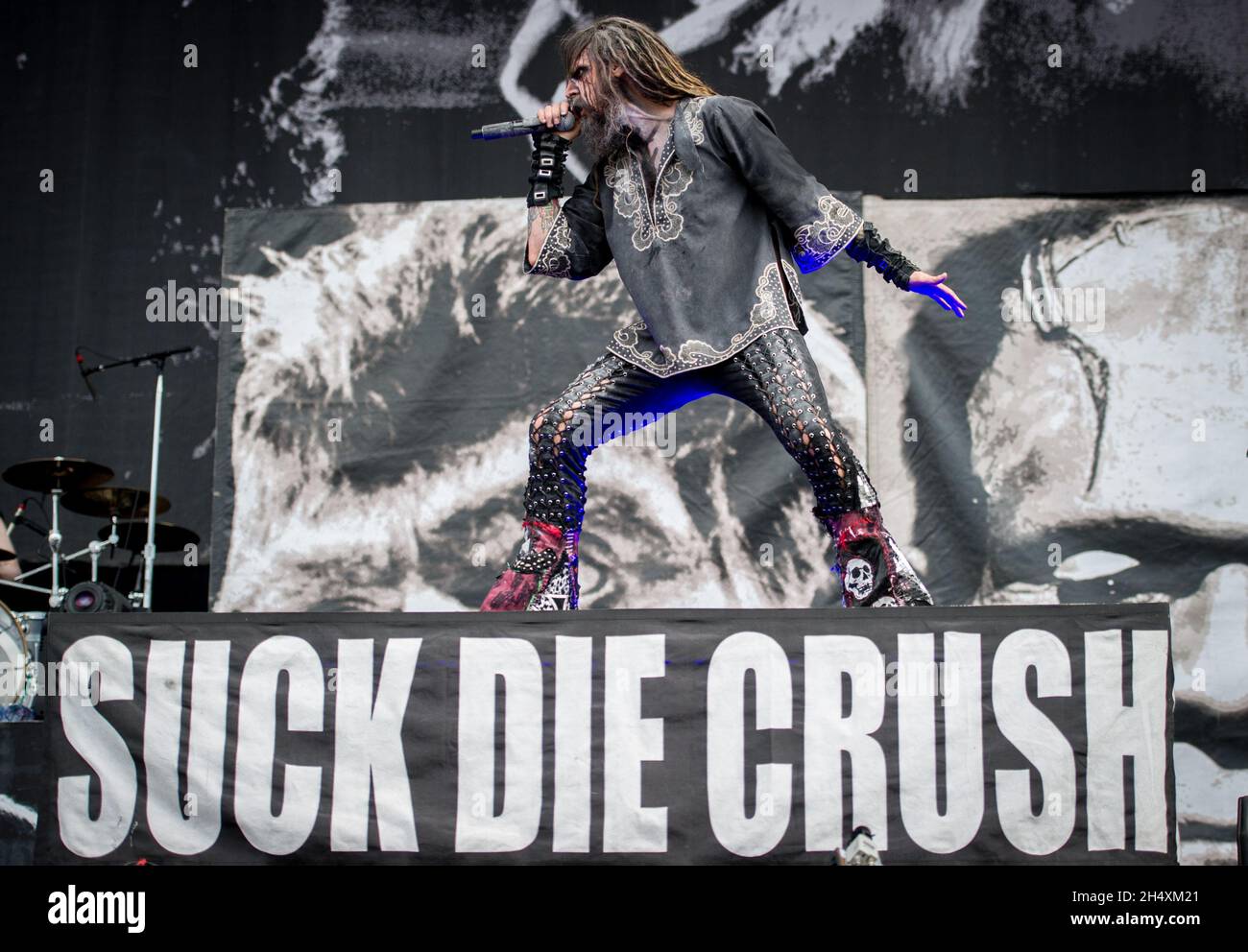 Rob Zombie live on stage during day one of Download Festival at ...