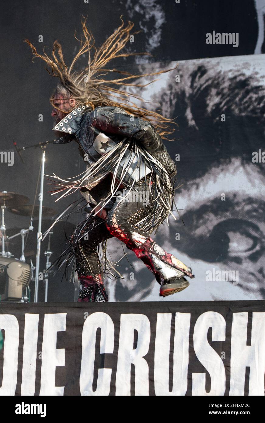 Rob Zombie live on stage during day one of Download Festival at ...