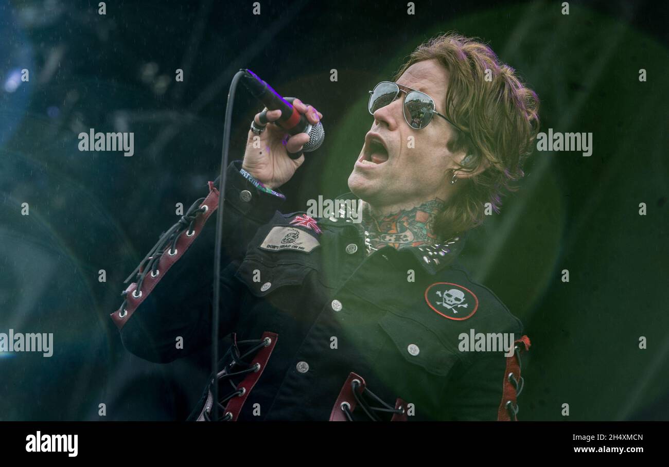Josh Todd of Buckcherry live on stage on day 3 at Download Festival on ...