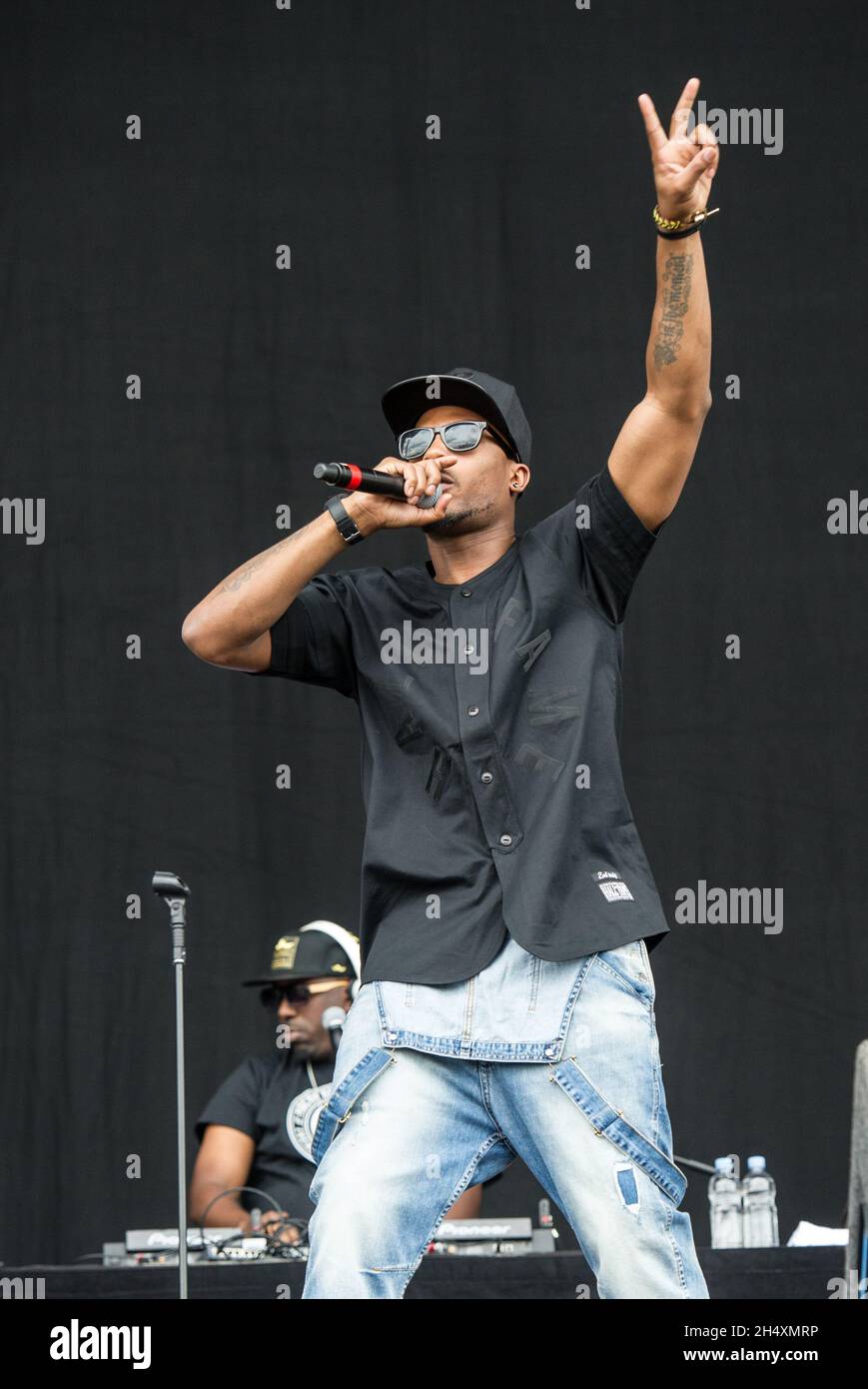 Bobby Ray Simmons, Jr. aka B.o.B live on stage on day 1 at Wireless ...