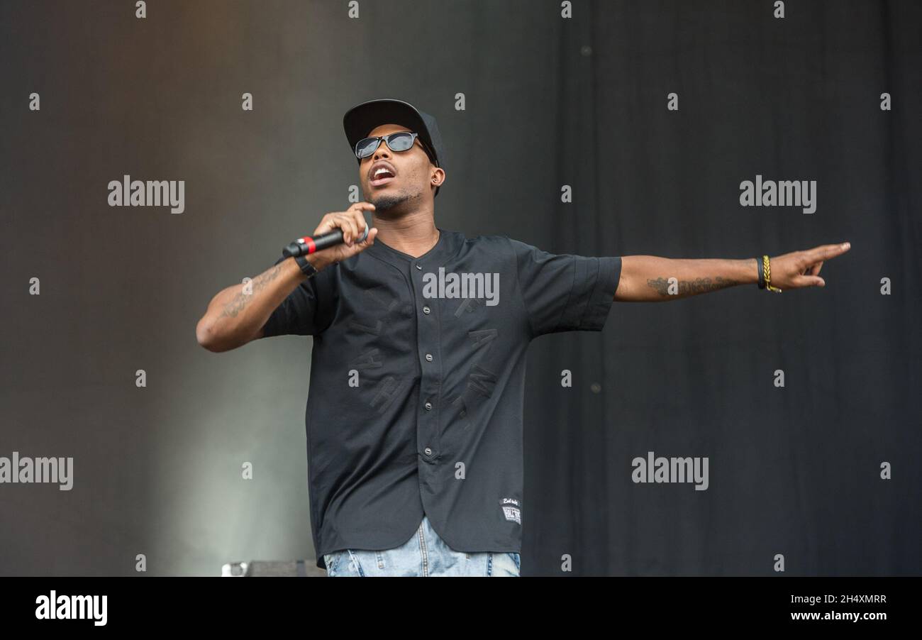Bobby Ray Simmons, Jr. aka B.o.B live on stage on day 1 at Wireless ...