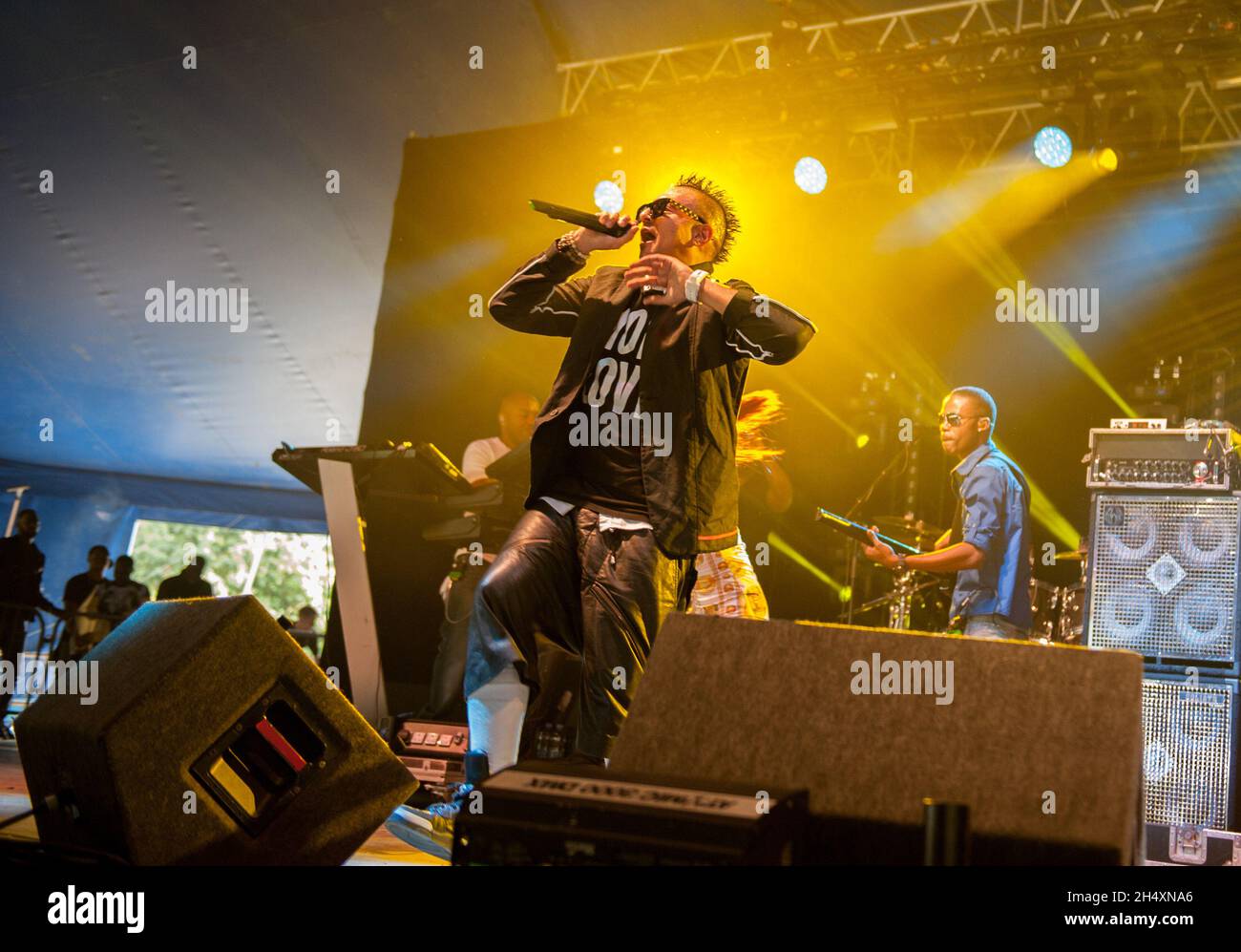 Sean Paul live on stage on day 2 of Wireless Festival on 5th July in ...