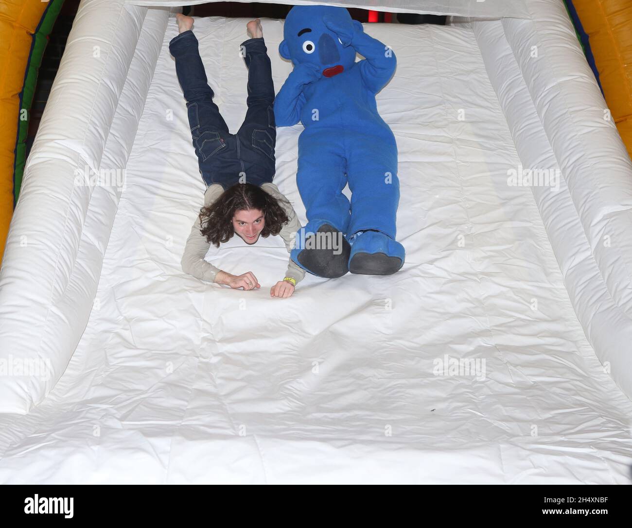 Danny Cole and The Creature attend the Danny Cole’s Creature World ...