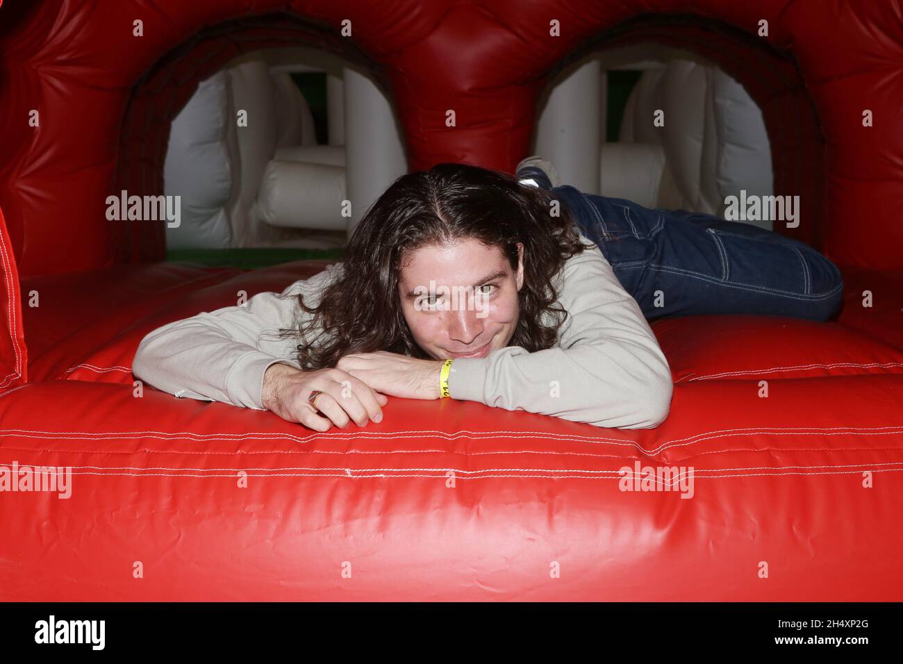 Danny Cole attends the Danny Cole’s Creature World Bouncy House ...