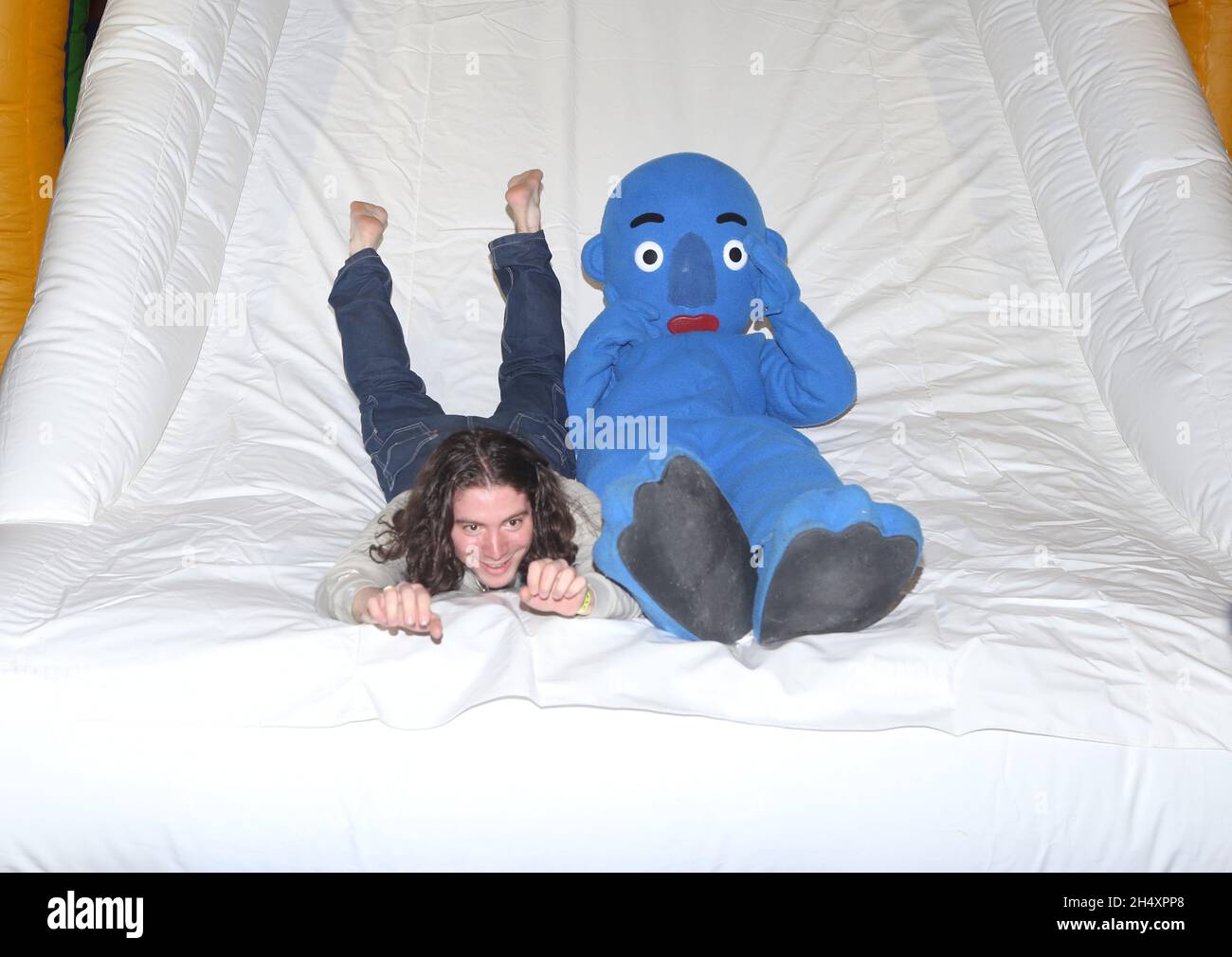 Danny Cole and The Creature attend the Danny Cole’s Creature World ...