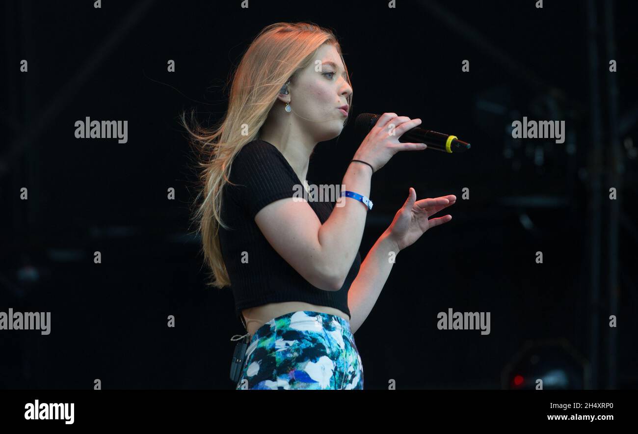Becky HIll live on stage on day 1 at Fusion Festival on 30th August ...