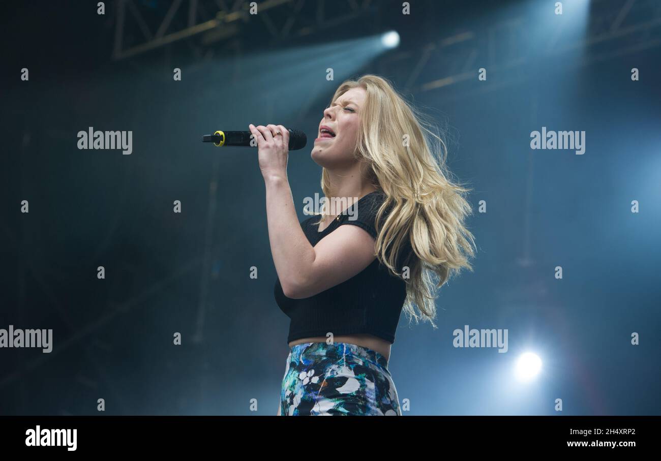 Becky HIll live on stage on day 1 at Fusion Festival on 30th August ...