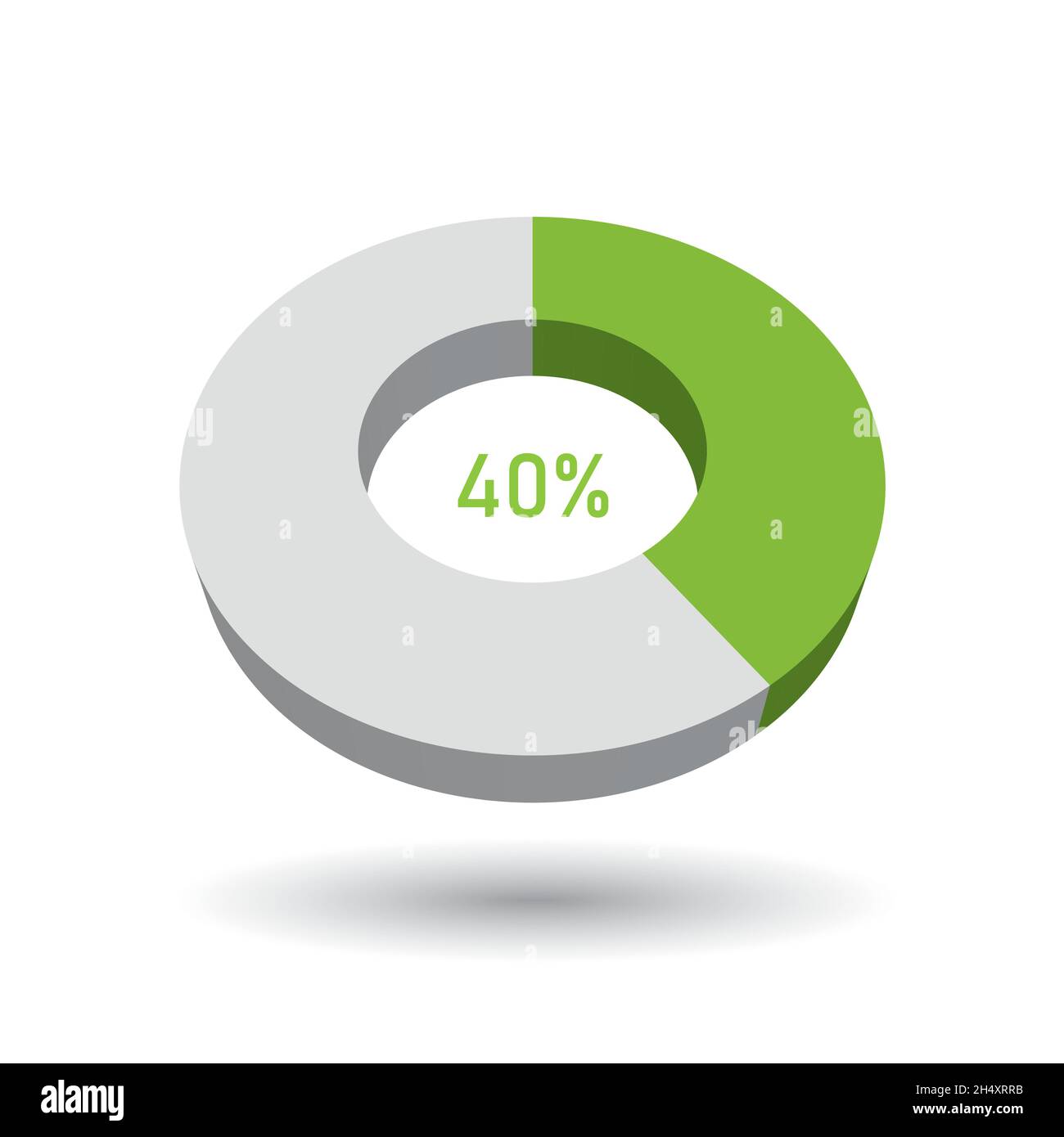 40% Pie Graph