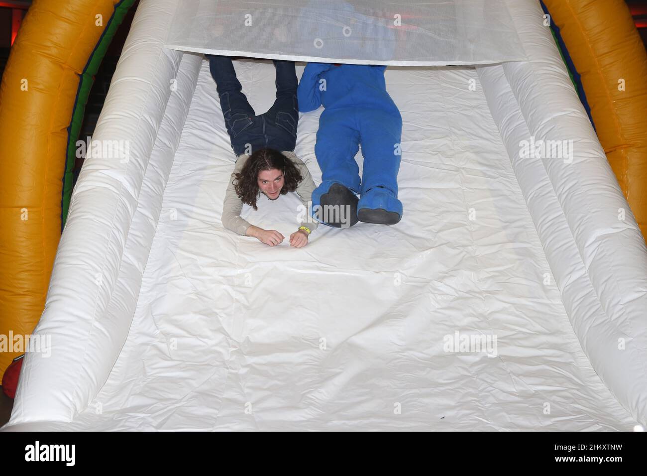 Danny Cole and The Creature attend the Danny Cole’s Creature World ...