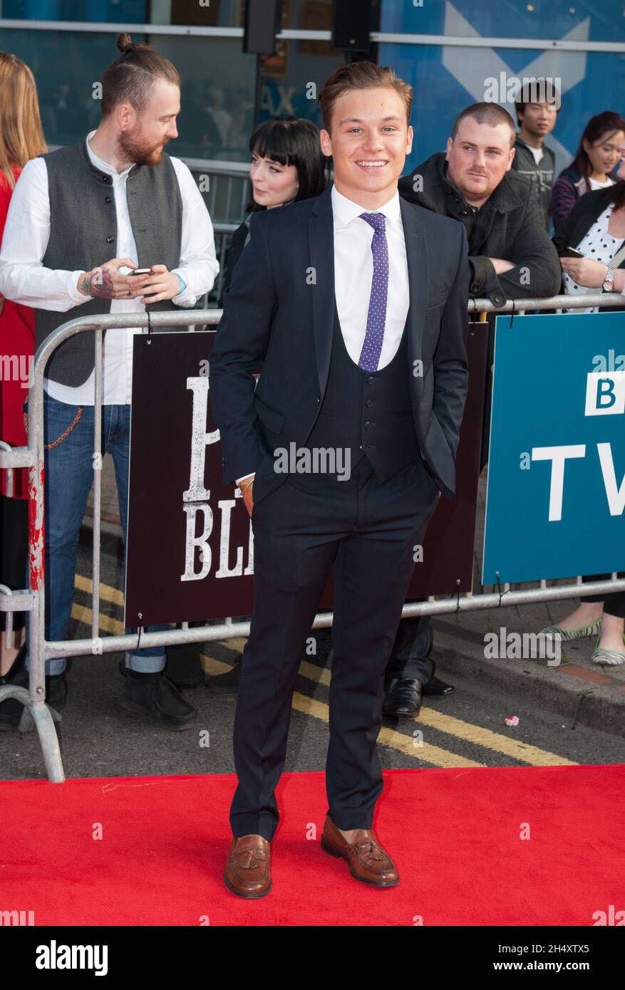 Finn Cole attending the world premiere screening of the first episode ...