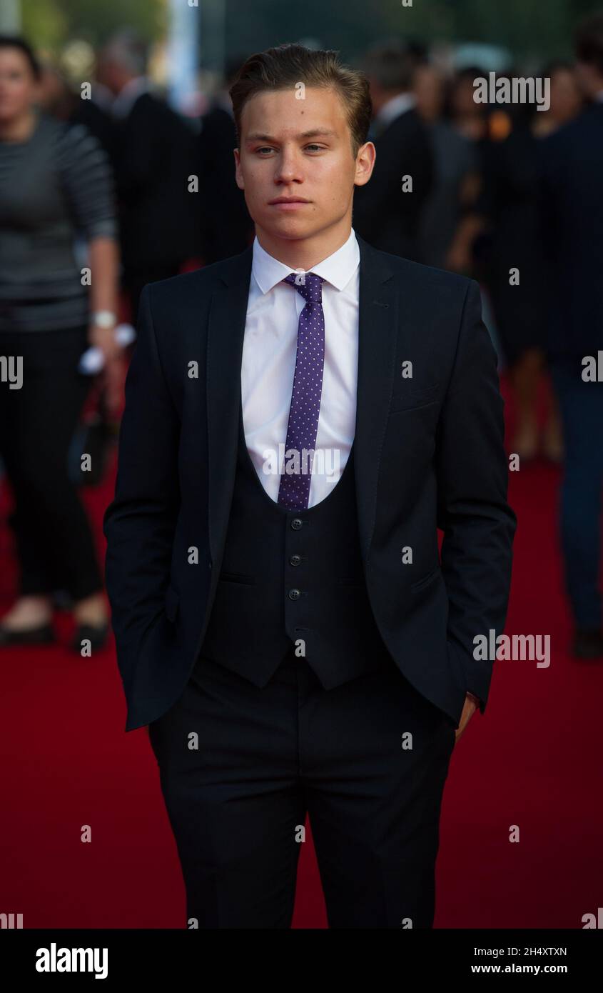 Finn Cole attending the world premiere screening of the first episode ...