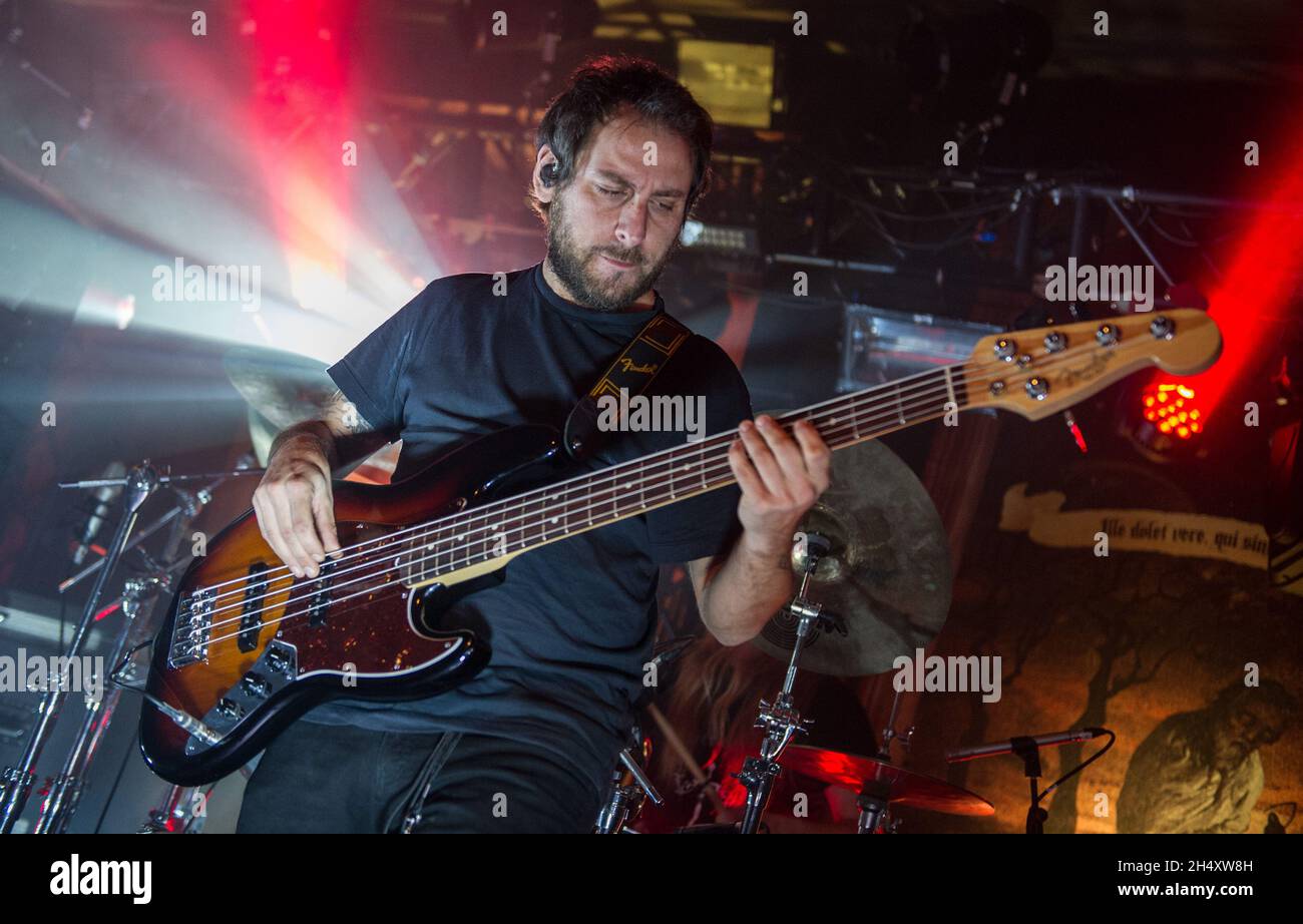 MartÃ­n MÃ©ndez of Opeth live on stage on Thursday 16th October at The ...