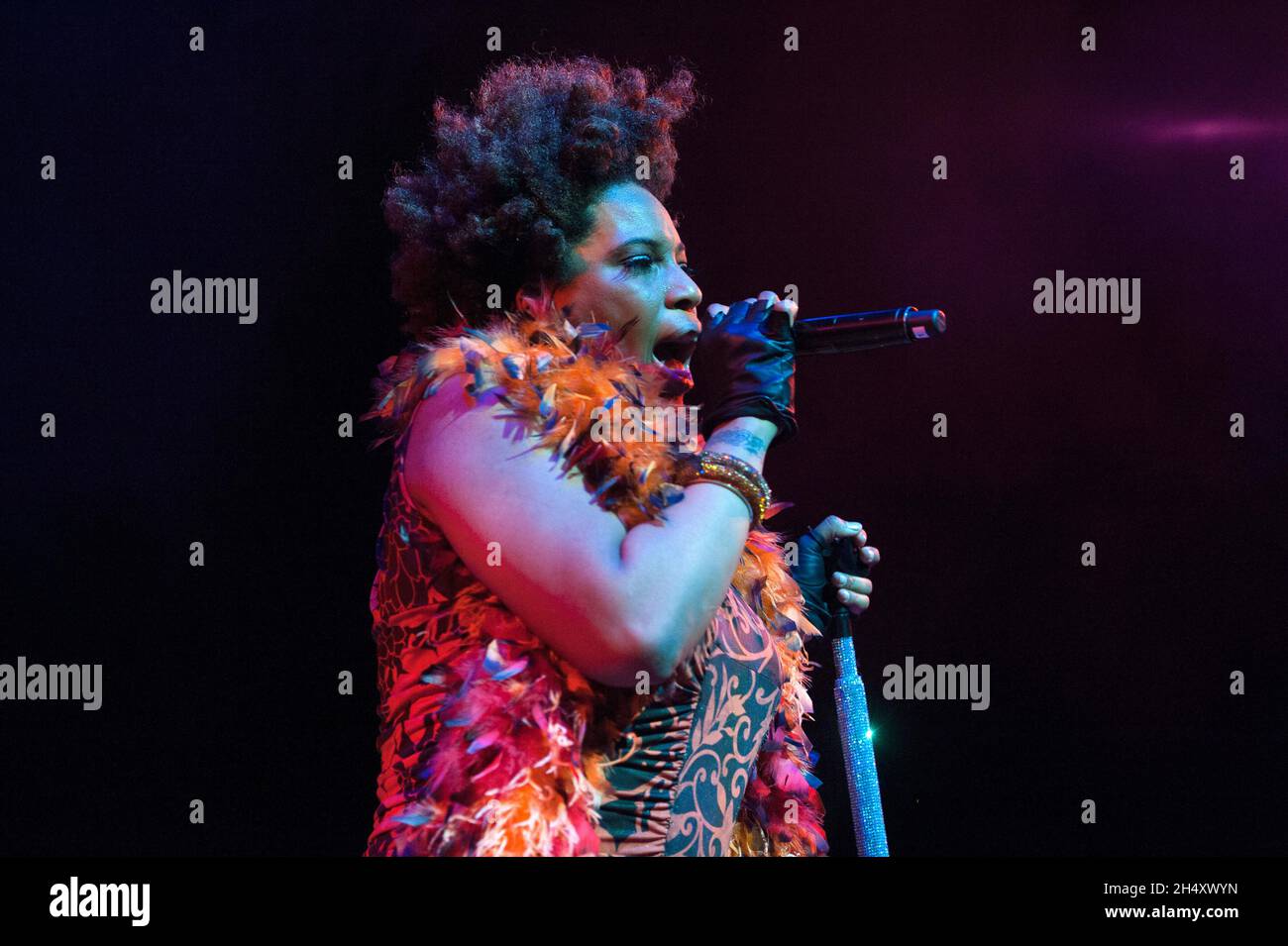 Macy Gray live on stage at Town Hall on February 13, 2015 in Birmingham ...