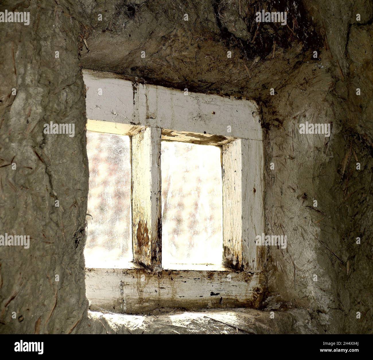 Old small window of an abandoned house Stock Photo - Alamy