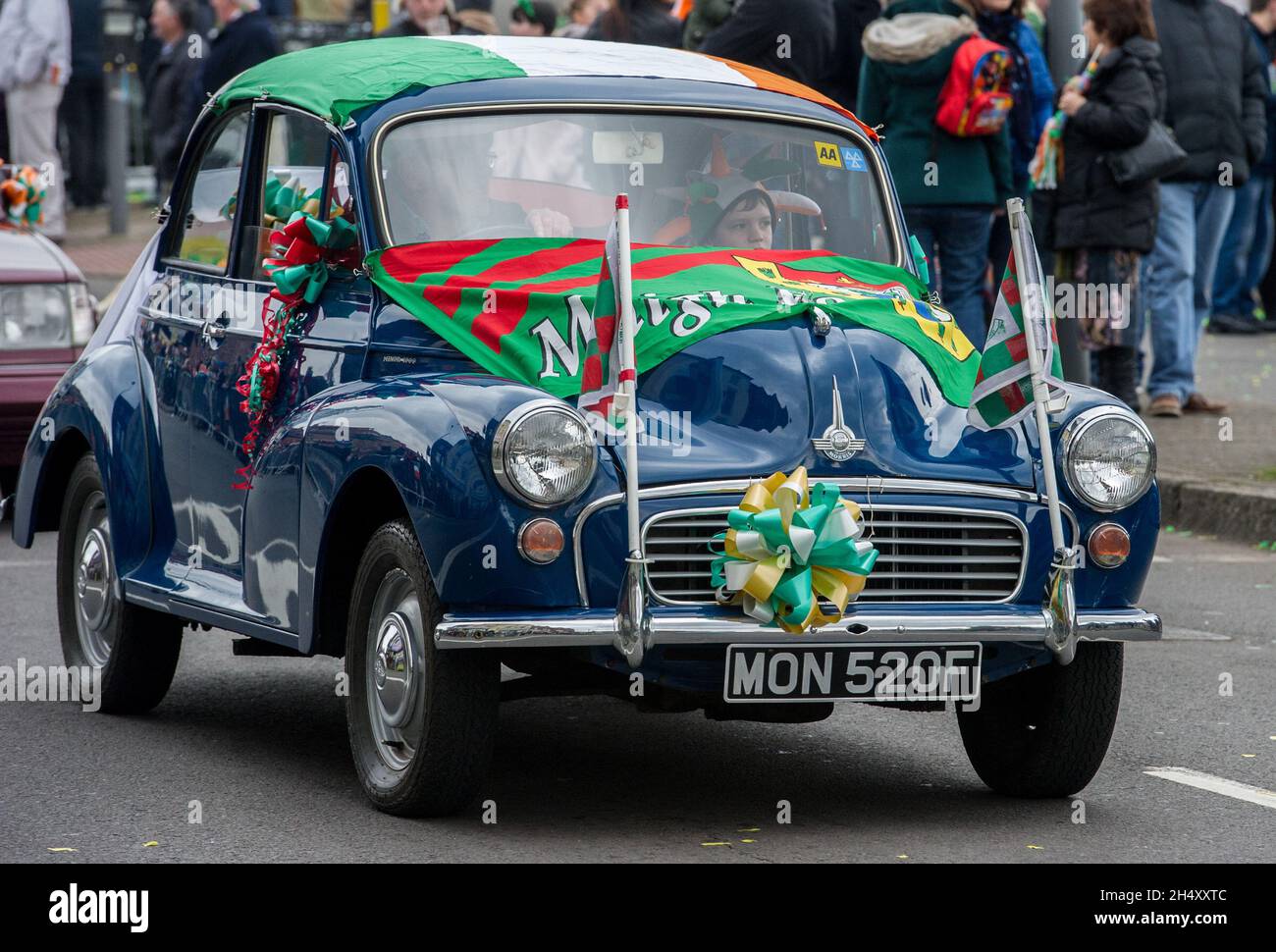 St. Patrick's Day parade in Digbeth, Irish Quarter on March 15, 2015 in ...