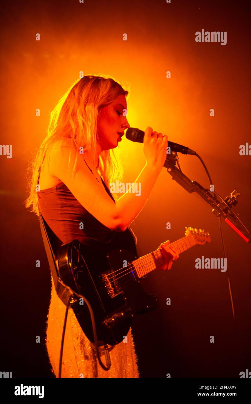 Ellie Rowsell of Wolf Alice performing live on stage at The Institute ...
