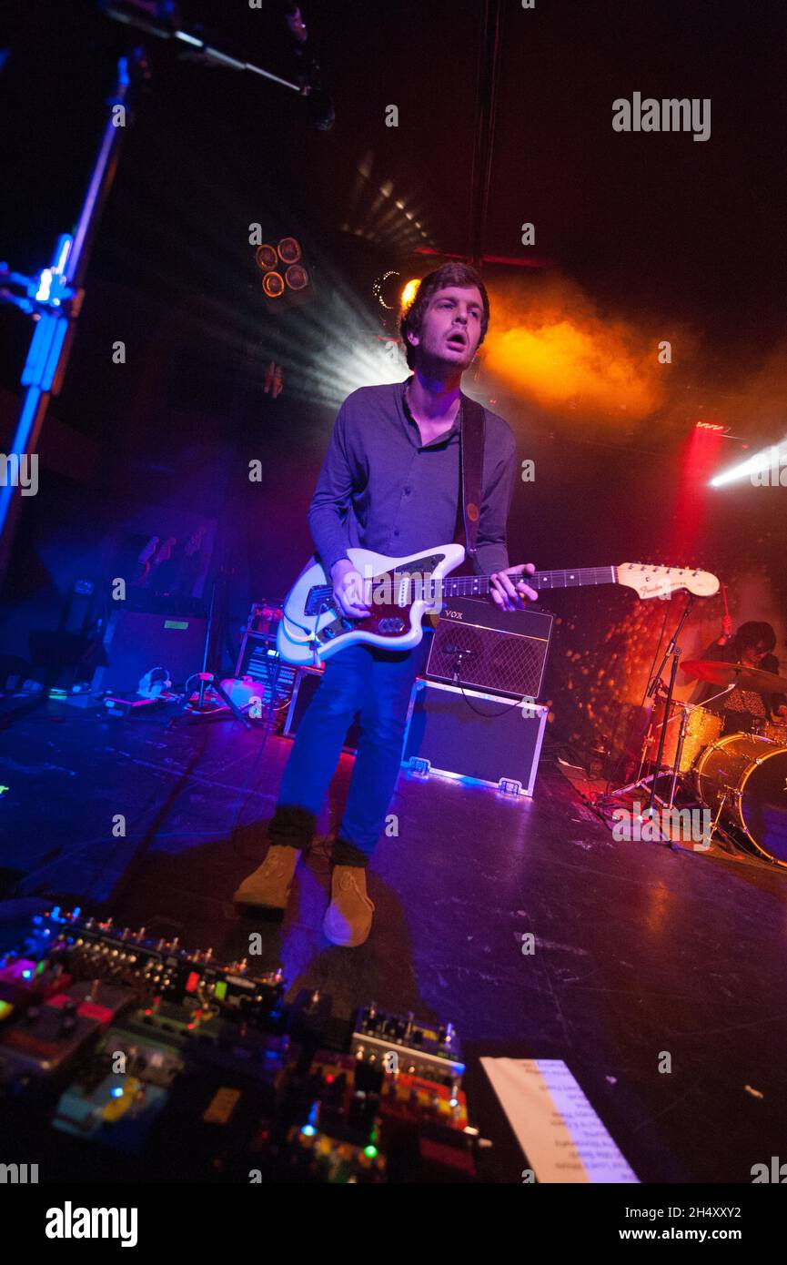 Joff Oddie of Wolf Alice performing live on stage at The Institute on ...