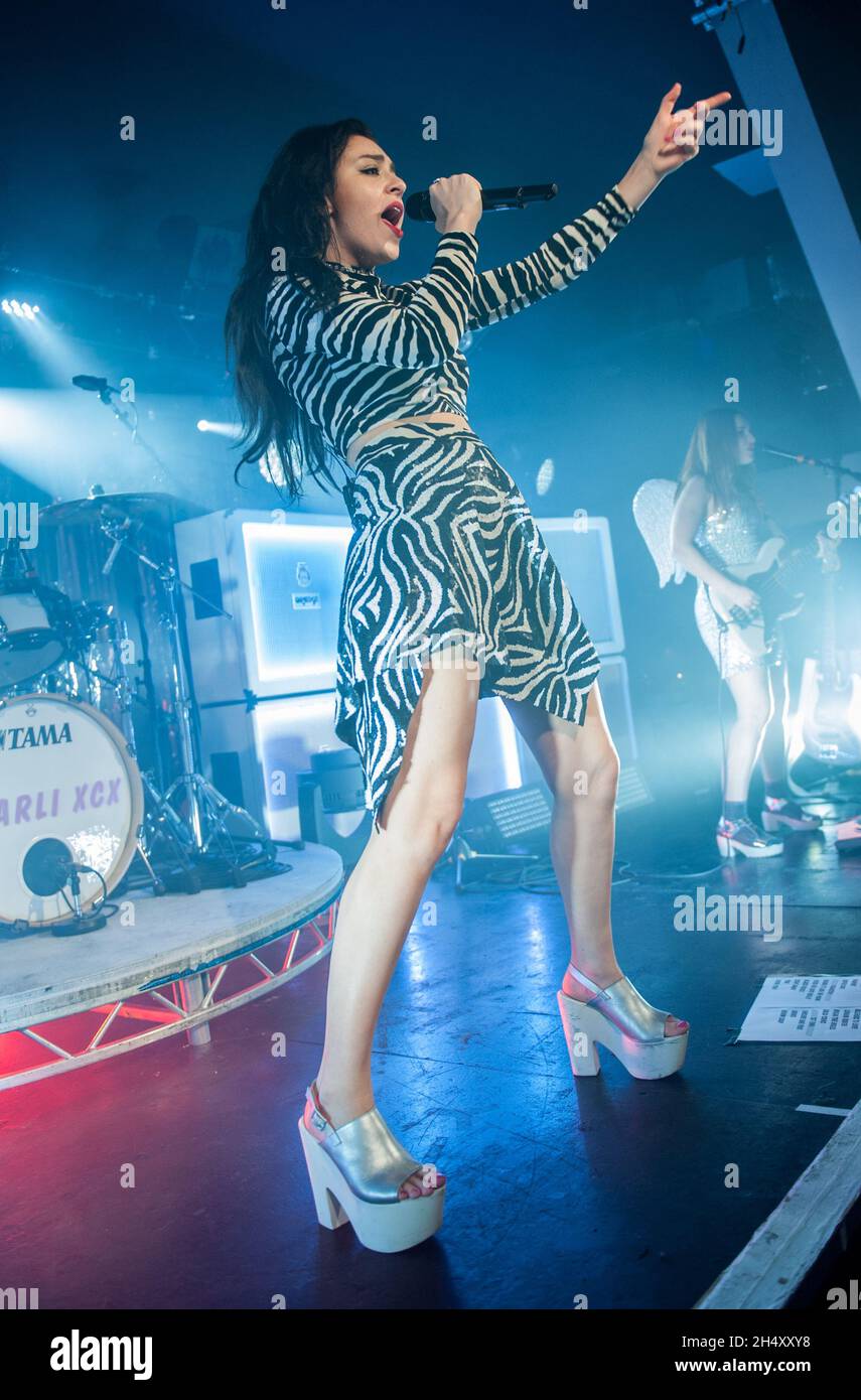 Charli XCX performing live on stage at The Institute on April 02, 2015 ...