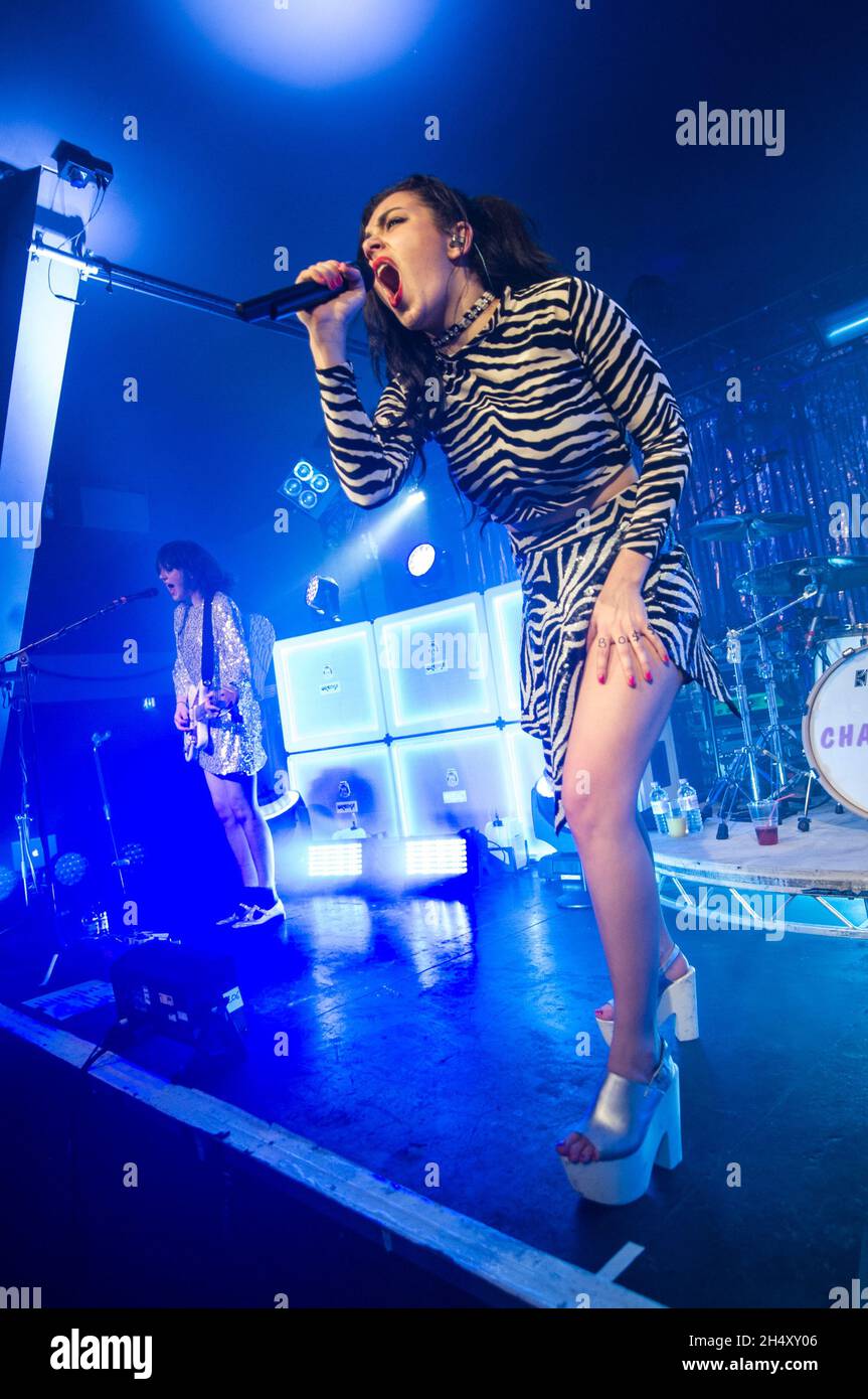 Charli XCX performing live on stage at The Institute on April 02, 2015 ...