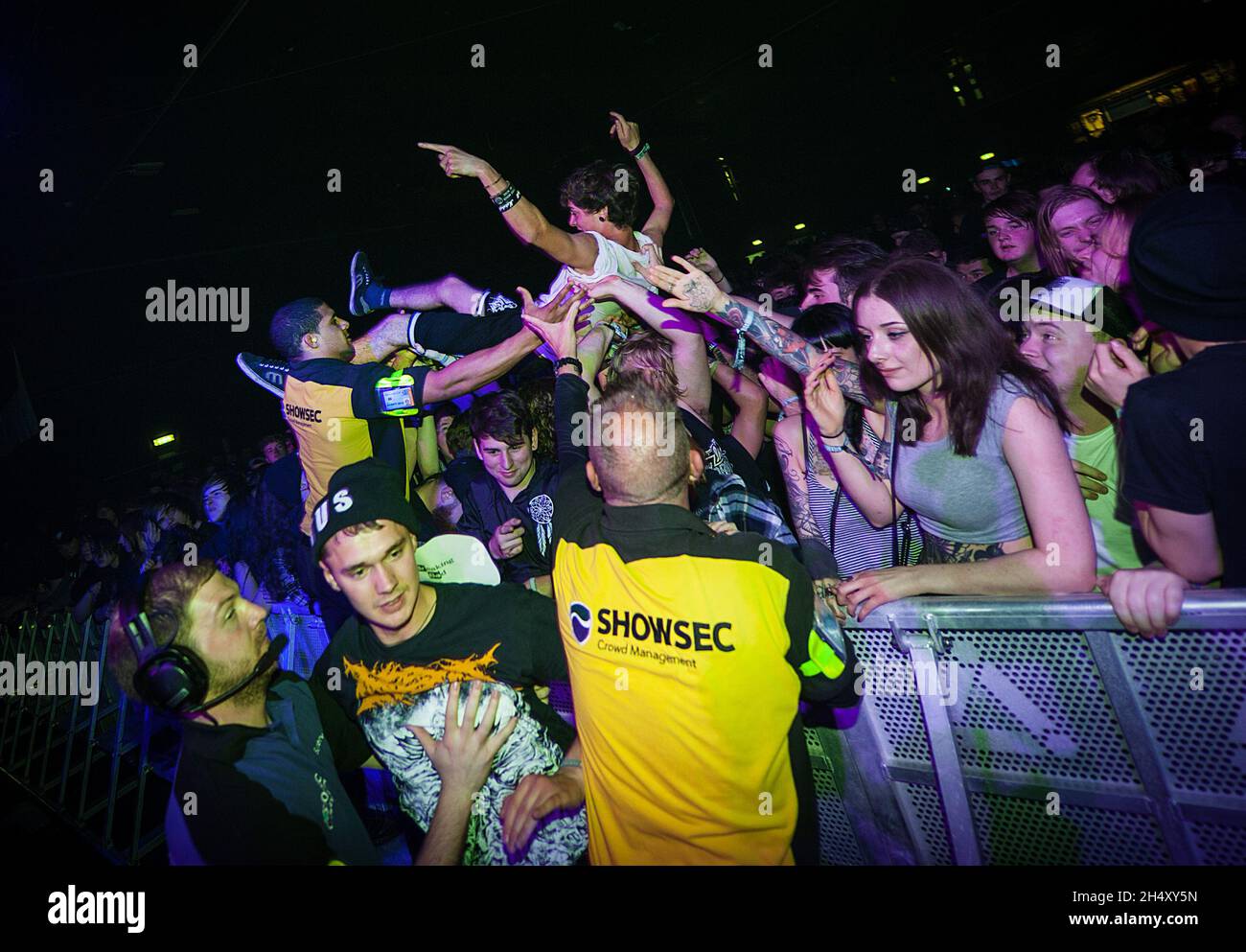 Festival goers attending IMPERICON Festival at 02 Academy on May 04 ...