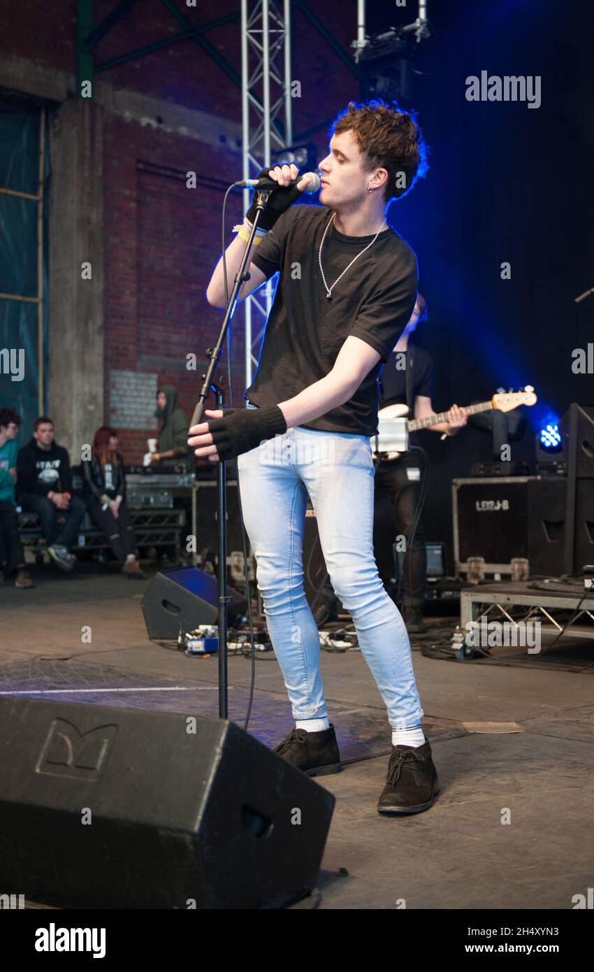 Jack Balfour Scott of The Mispers performing live on day 3 of Liverpool ...