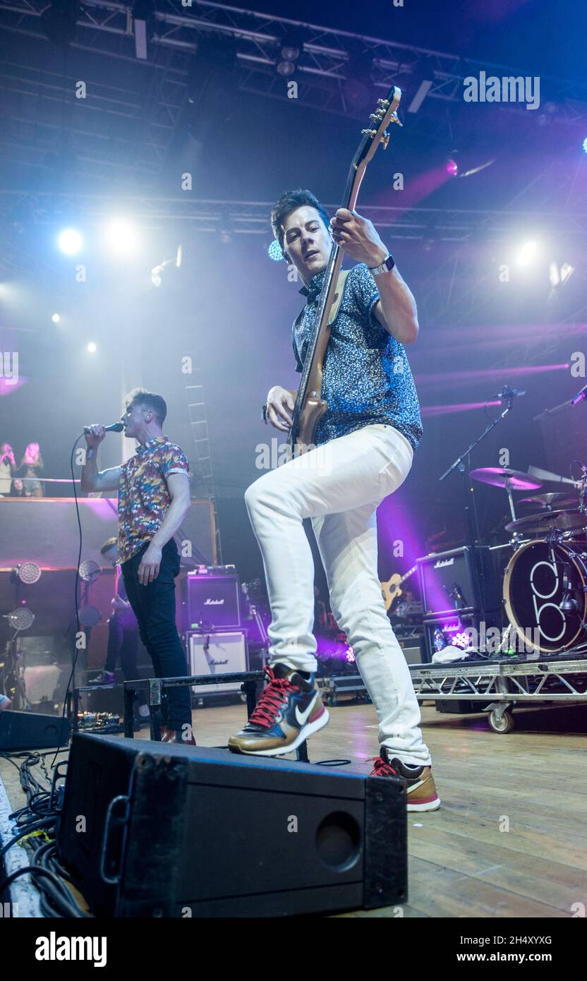 Rob Damiani of Don Broco performing live at Slam Dunk festival on May ...