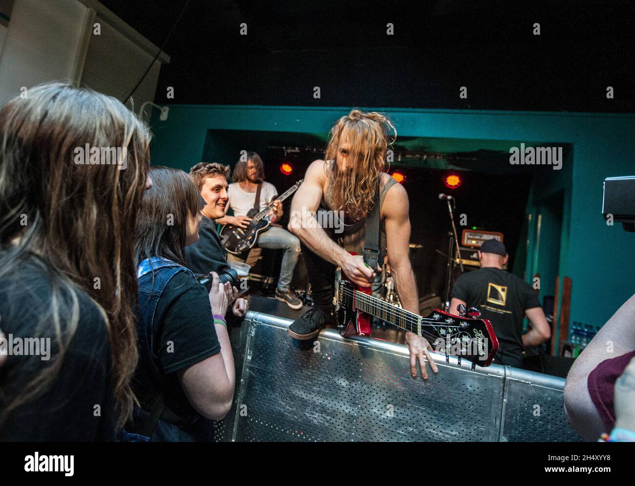 Jonny Hall of Baby Godzilla performing live at Slam Dunk festival on ...