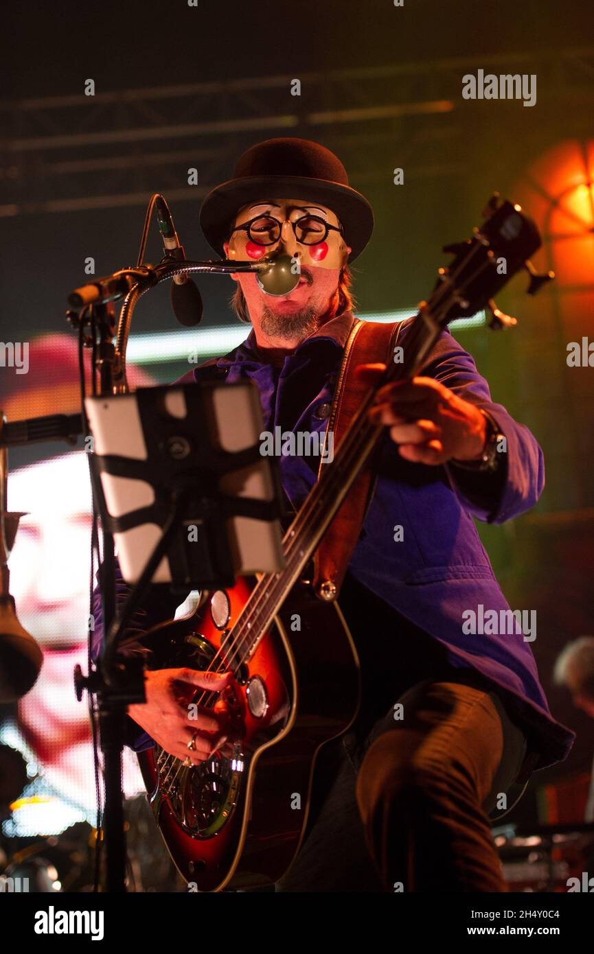 Les Claypool of Primus performing live at 02 Academy on June 25, 2015 ...