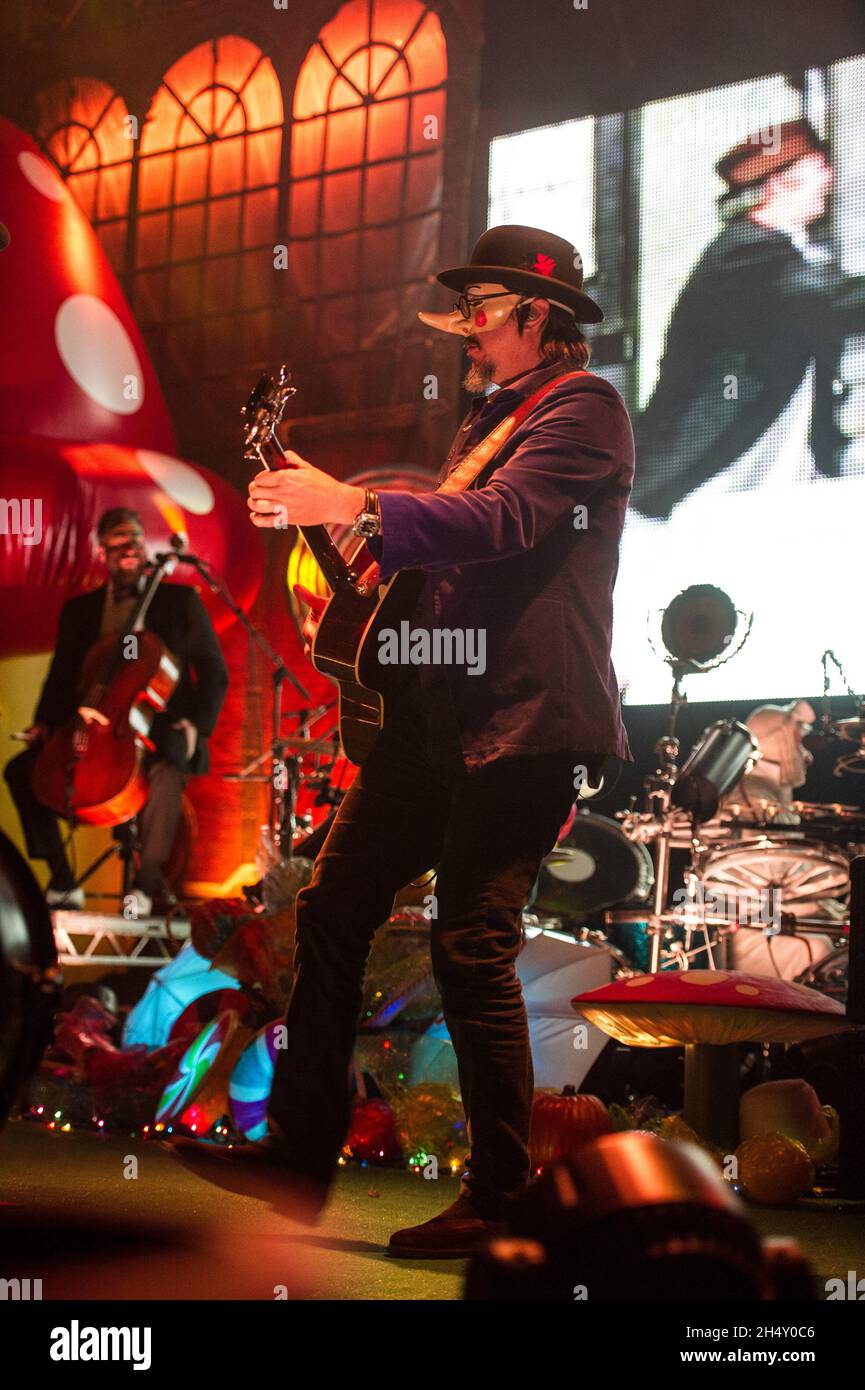 Les Claypool of Primus performing live at 02 Academy on June 25, 2015 ...