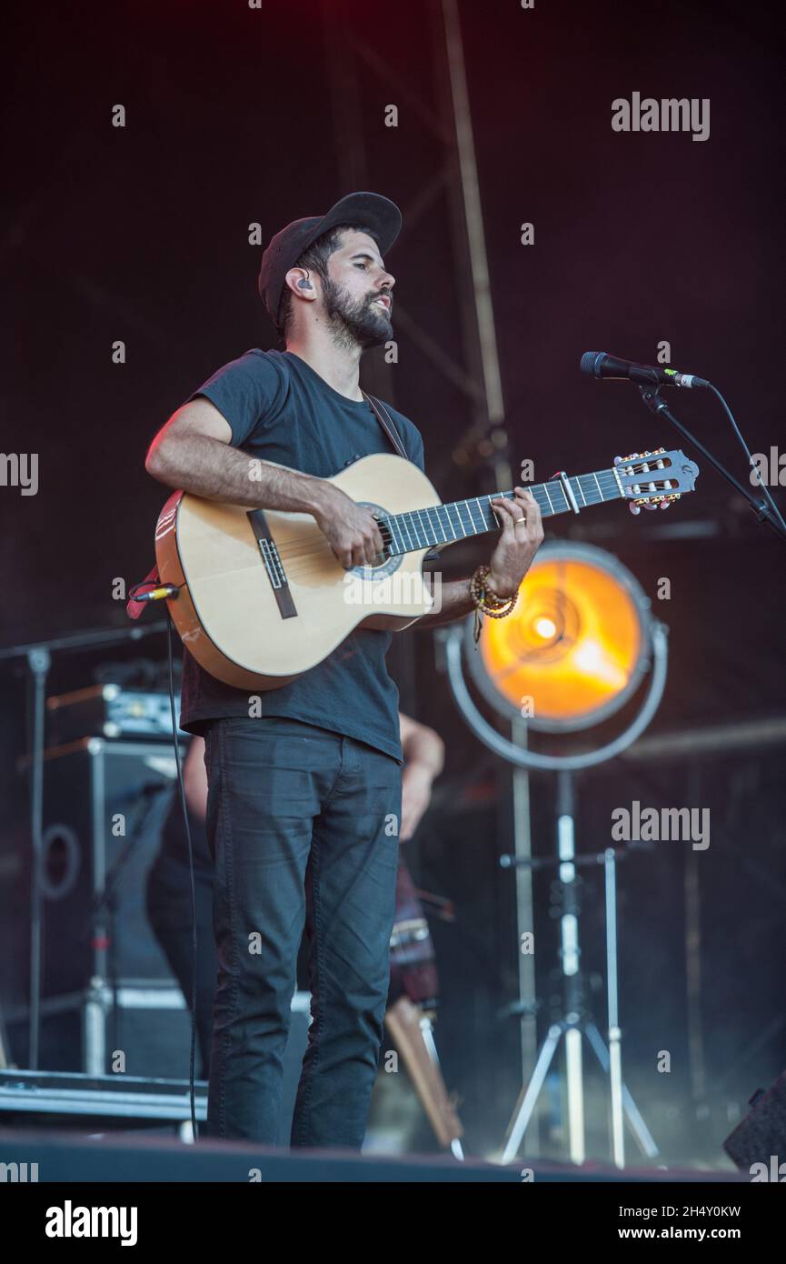 Nick Mulvey performing live on stage during Citadel festival at ...