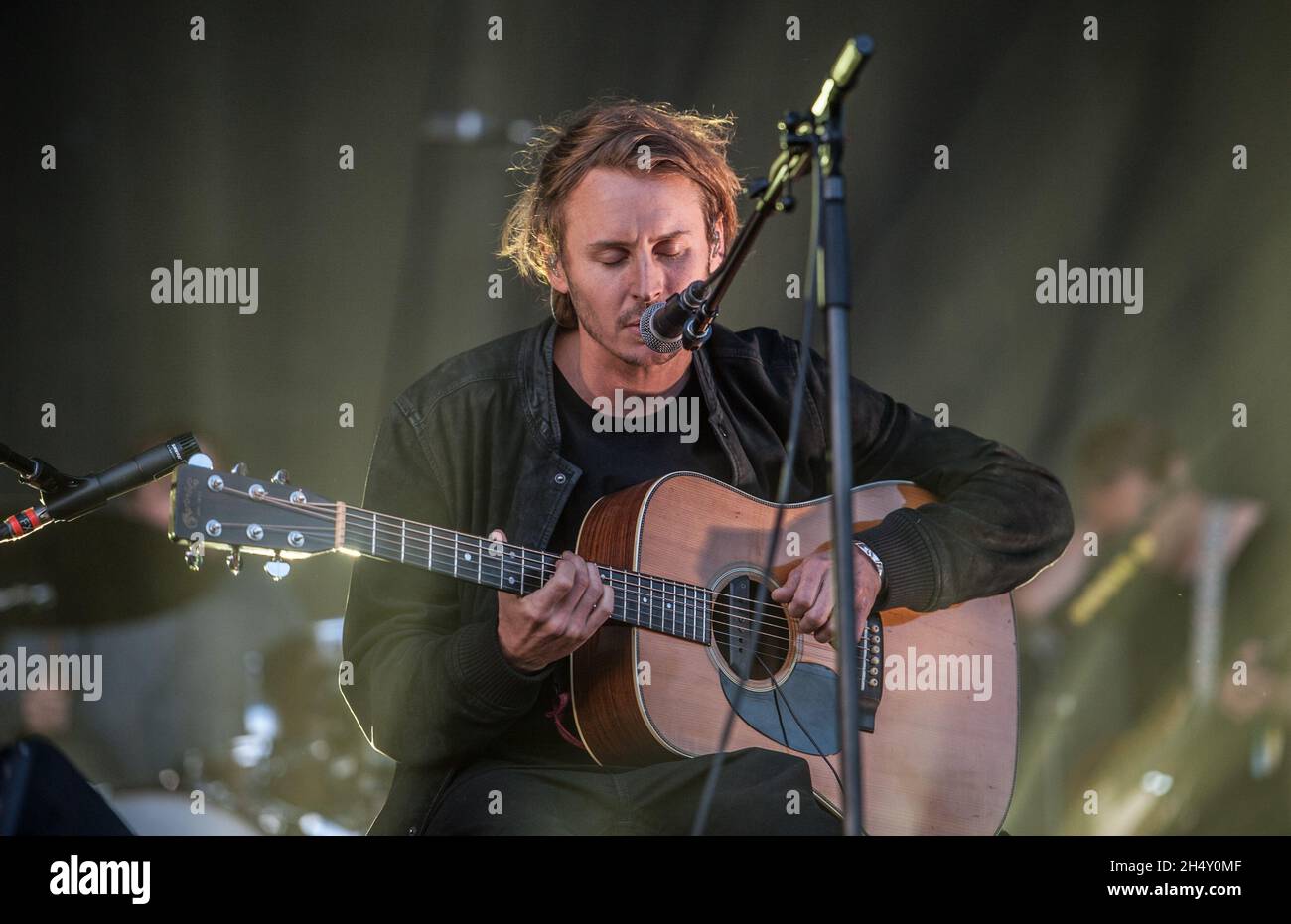 Ben Howard performing live on stage during Citadel festival at Victoria ...
