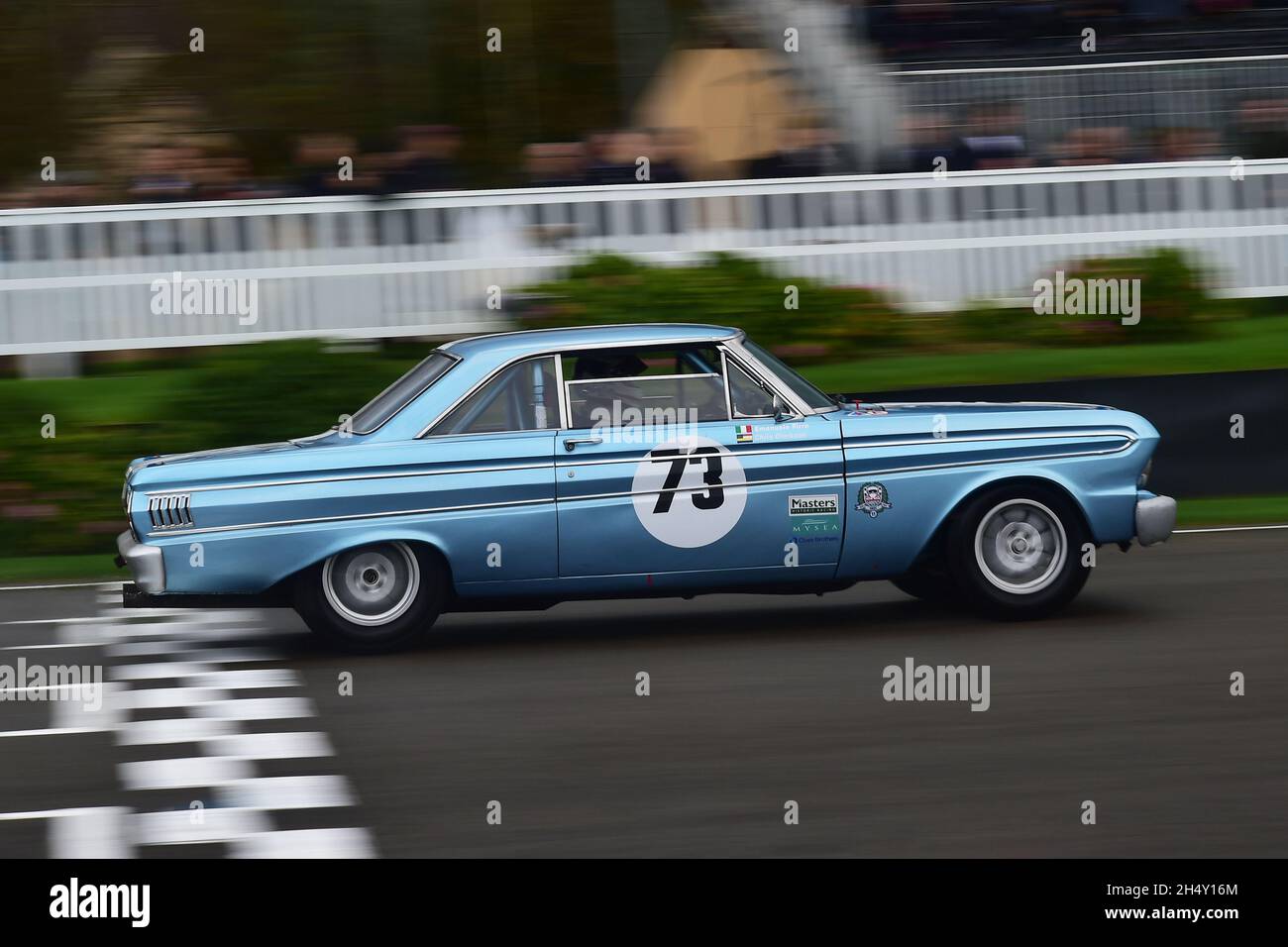 Another lap completed, Emanuele Pirro, Chris Clarkson, Ford Falcon ...