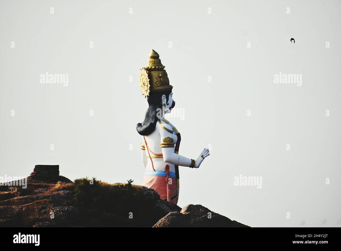 Hanuman is a Hindu god and divine monkey companion Stock Photo - Alamy