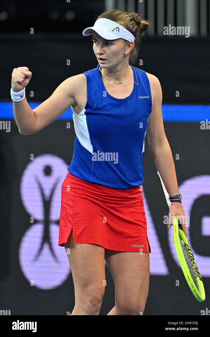 Prague, Czech Republic. 04th Nov, 2021. Czech Barbora Krejcikova ...