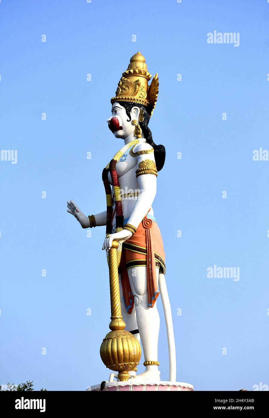 Hanuman is a Hindu god and divine monkey companion Stock Photo - Alamy
