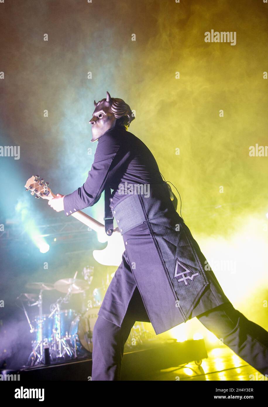 Ghost performing live on stage on day 3 of Leeds Festival on August 30 ...