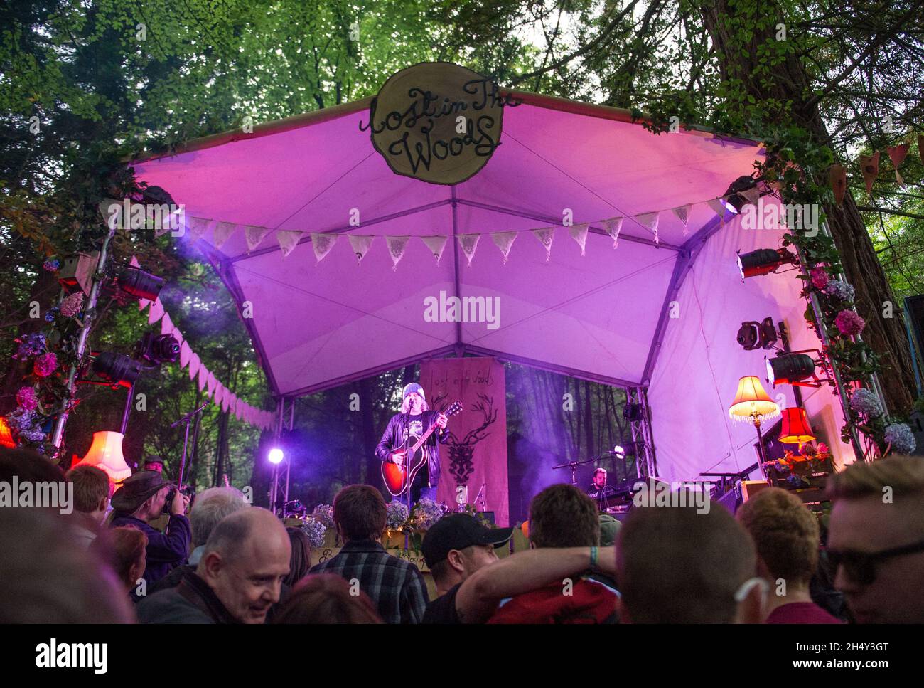 Badly Drawn Boy Performing Live On Stage On Day 1 Of Festival No 6 On