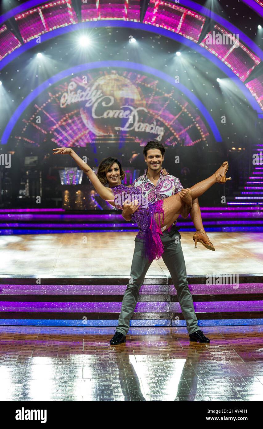 Anita Rani and Gleb Savchenko posing during Strictly Come Dancing Live ...