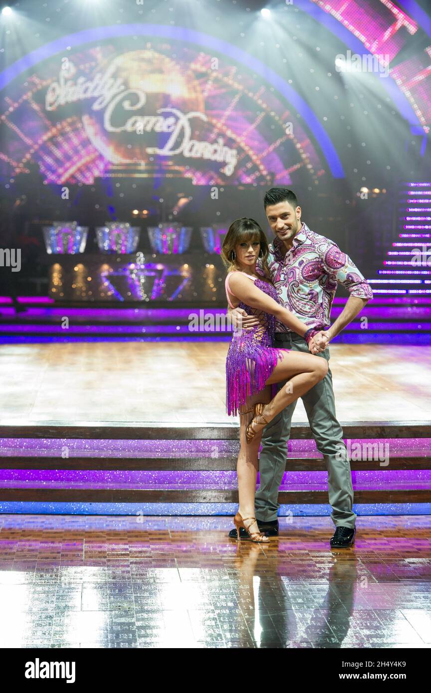 Georgia May Foote And Giovanni Pernice Posing During Strictly Come Georgia May Foote And Giovanni Pernice Posing During Strictly Come