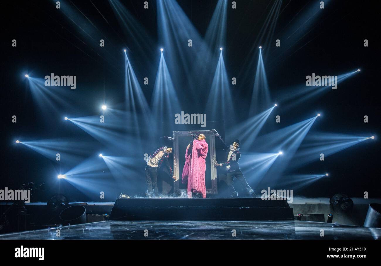 Sean Miley Moore performing live on stage during The Factor Live Tour ...