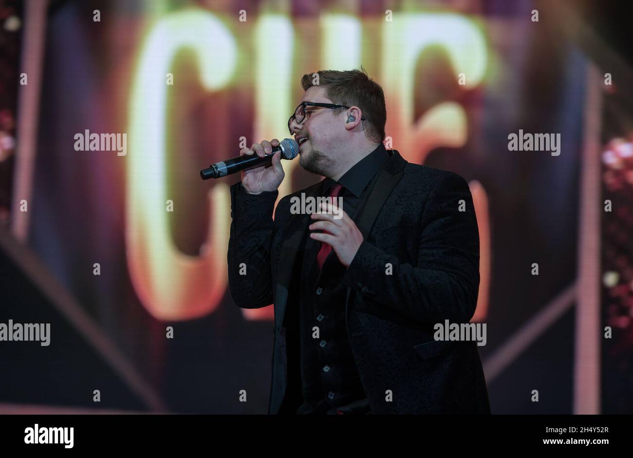 Che Chesterman performing live on stage during The Factor Live Tour at ...